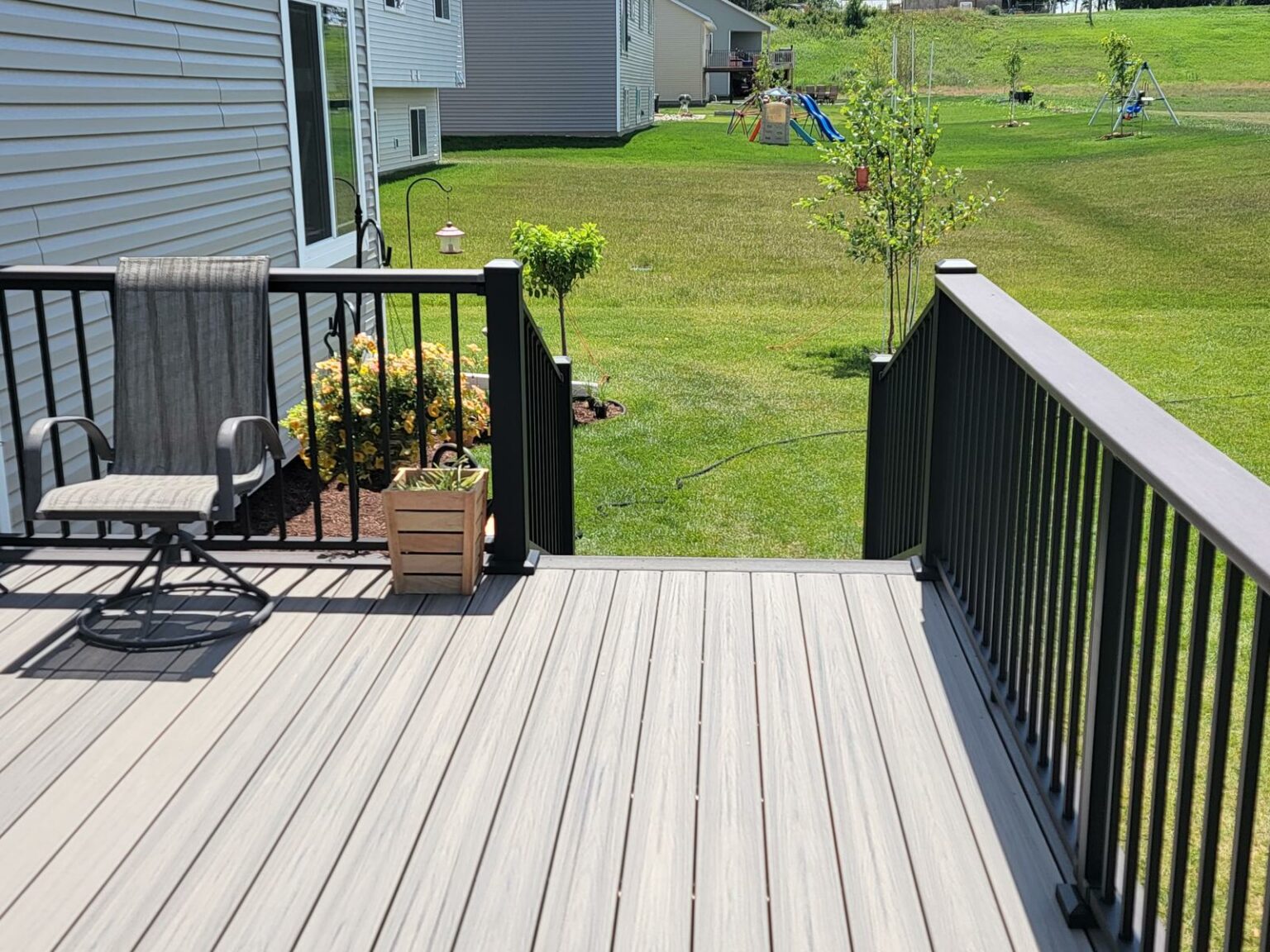 Trex Rocky Harbor Deck in Dundas MN | Decked Out MN