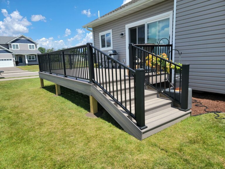 Trex Rocky Harbor Deck in Dundas MN | Decked Out MN